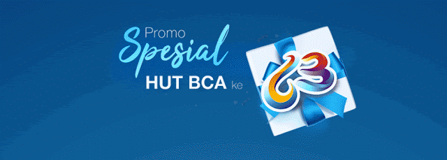 Promo BCA Terbaru Promo Spesial Ulang Tahun BCA ke-63 Tahun 2020
