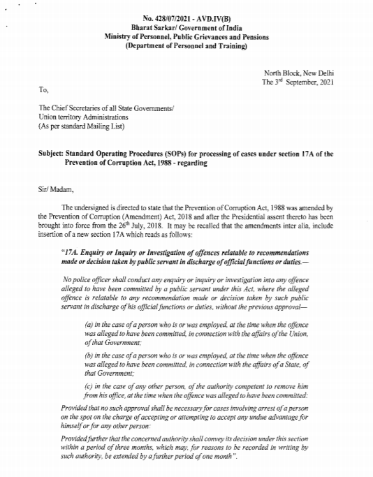 Standard Operating Procedures (SOPs) for processing of cases under ... Standard Operating Procedures (SOPs) for processing of cases under ...