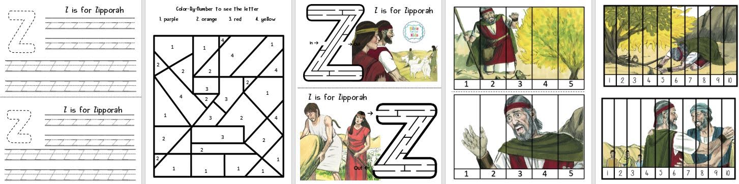 Moses & Zipporah | Bible Fun For Kids