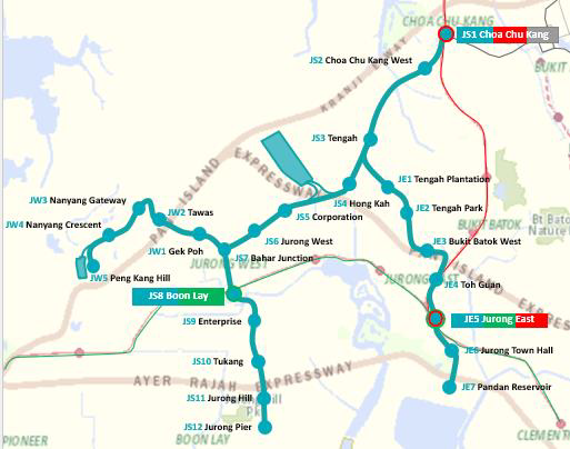 Jurong Region Line Construction: Official route & stations