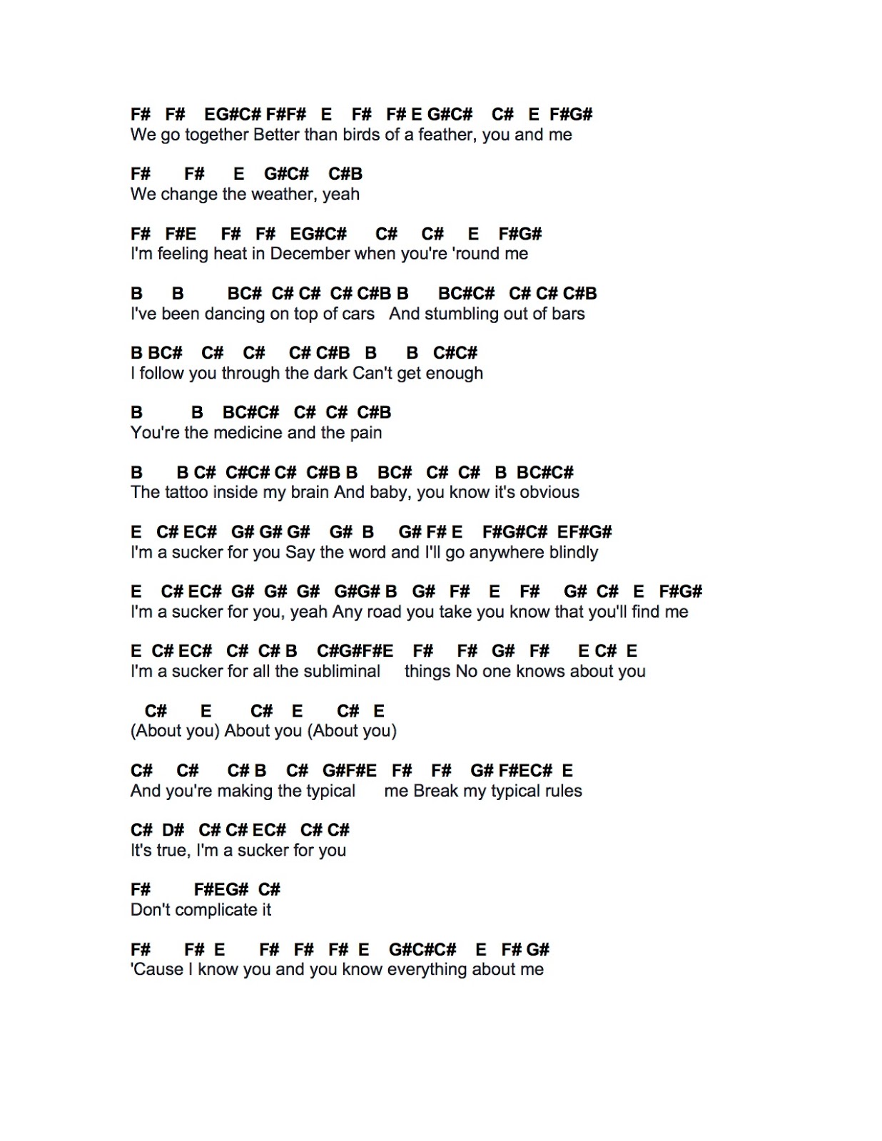 Flute Sheet Music: Sucker