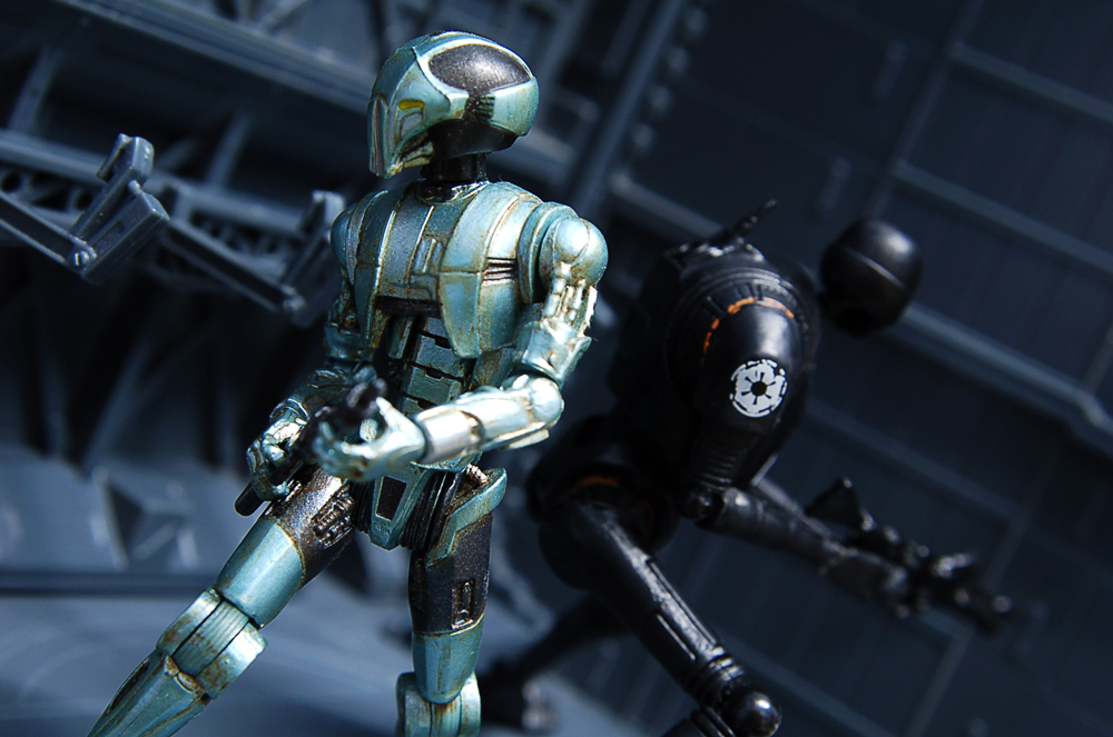 Plastic Heap: Creepy droid K2S0 ( modded 3.75" 5POA figure )