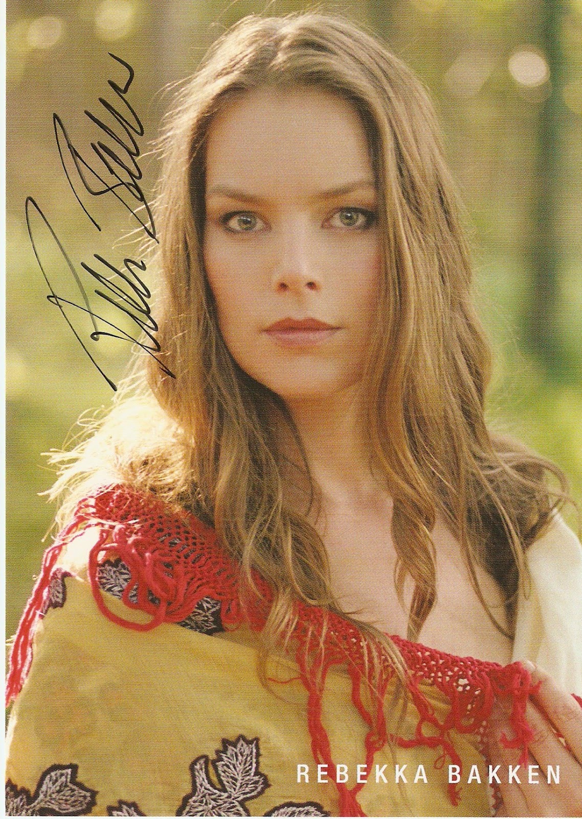 Chris Autographs: Rebekka Bakken