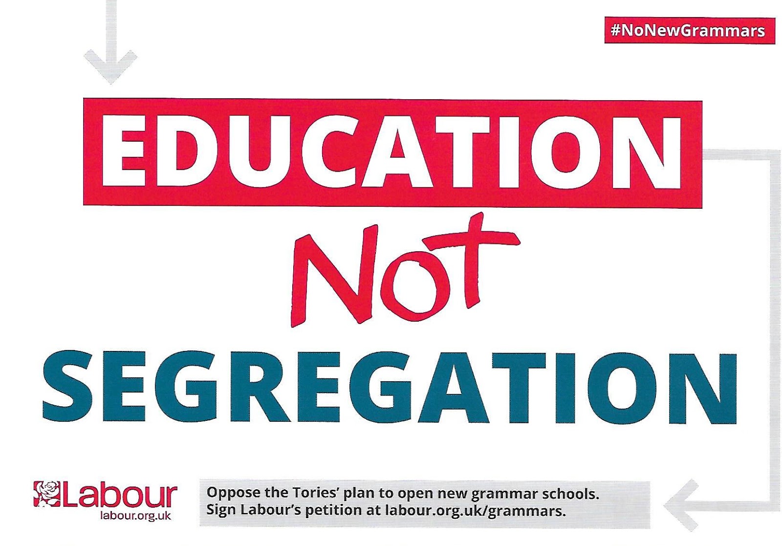 a word from wier: Education not segregation