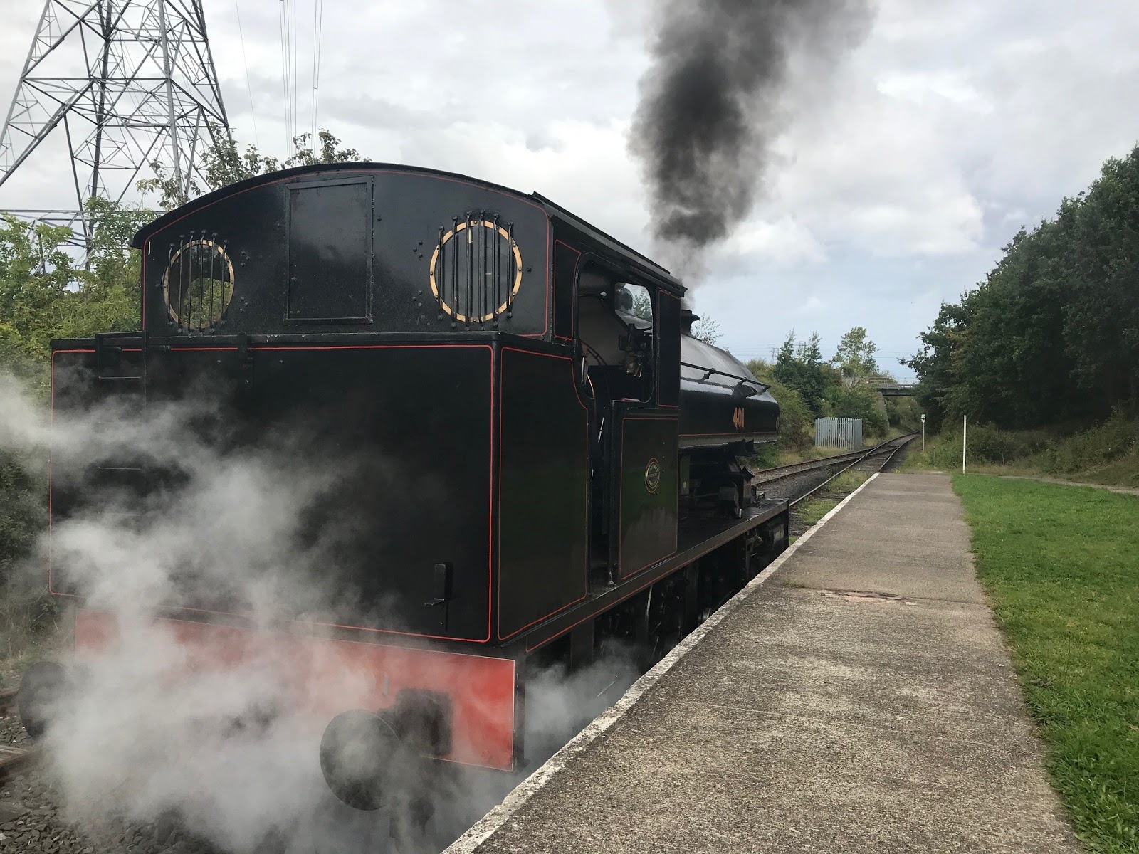 North Tyneside Steam Railway: 401 on steam test