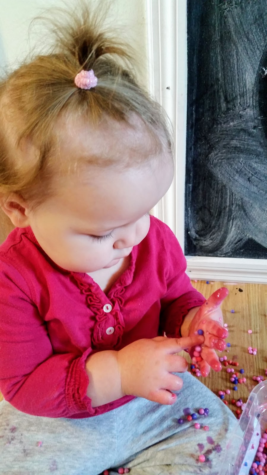 Sweetest Days of Childhood: Tapioca Pearl Sensory Play!