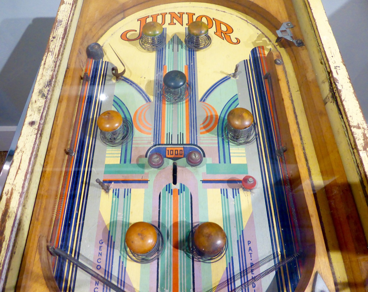 MICHAEL THOMAS : Genco 'Junior' Table Pinball Game