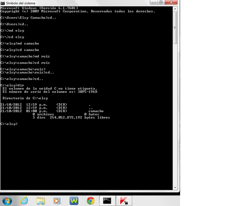 Sistemas operativos: Simbolo del sistema