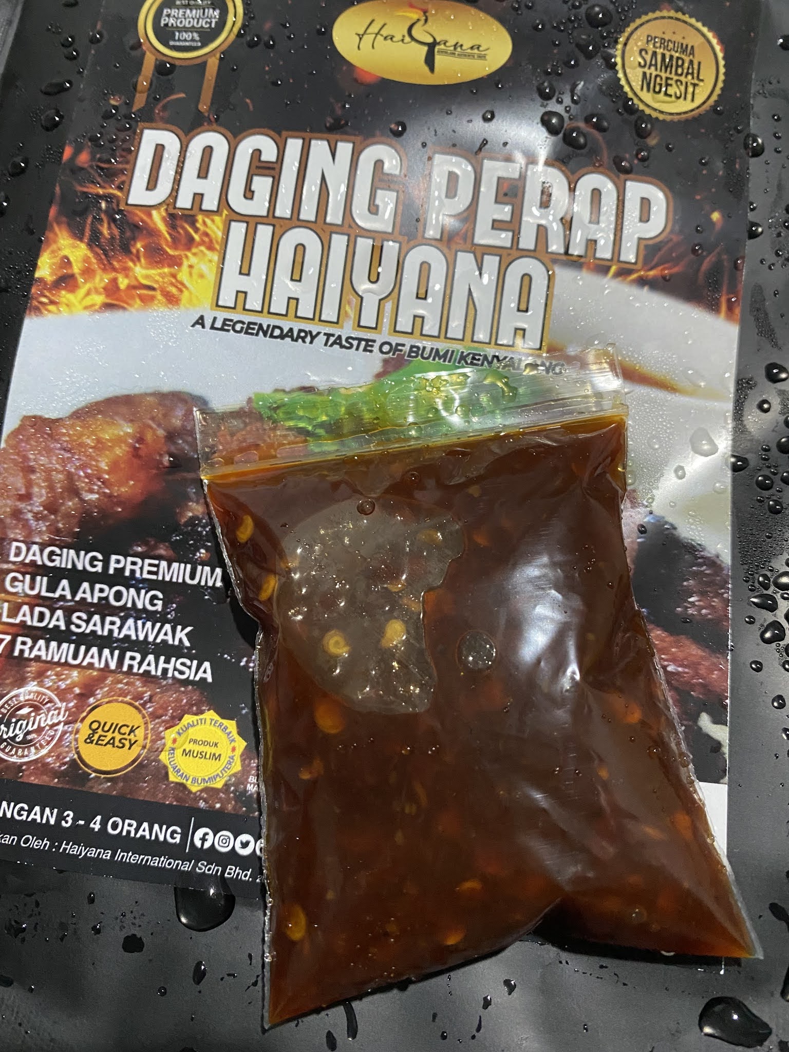 Daging Perap Haiyana Keenakkannya Asli Bumi Kenyalang