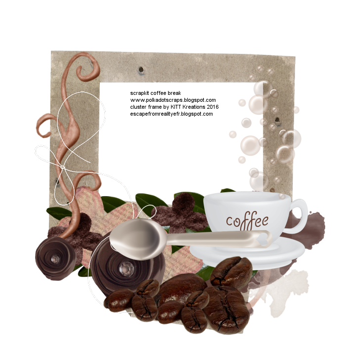 Escape From Reality Blog: FTU 'Coffee Break' Cluster & Cluster Frames