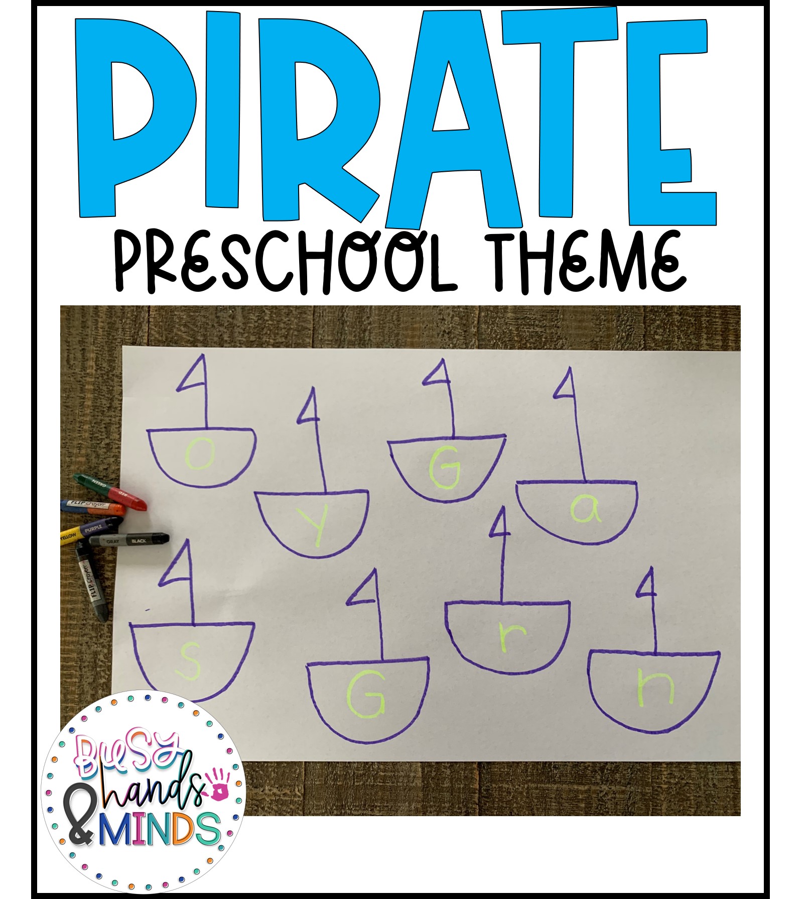 Pirate Preschool Theme | Busy Hands and Minds