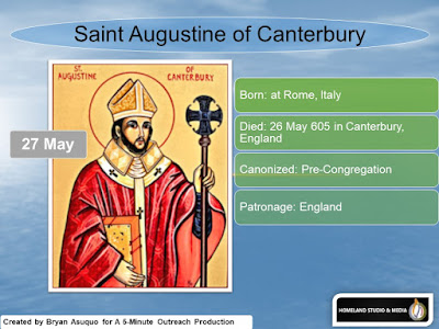 A 5-MINUTE OUTREACH: Saint Augustine of Canterbury