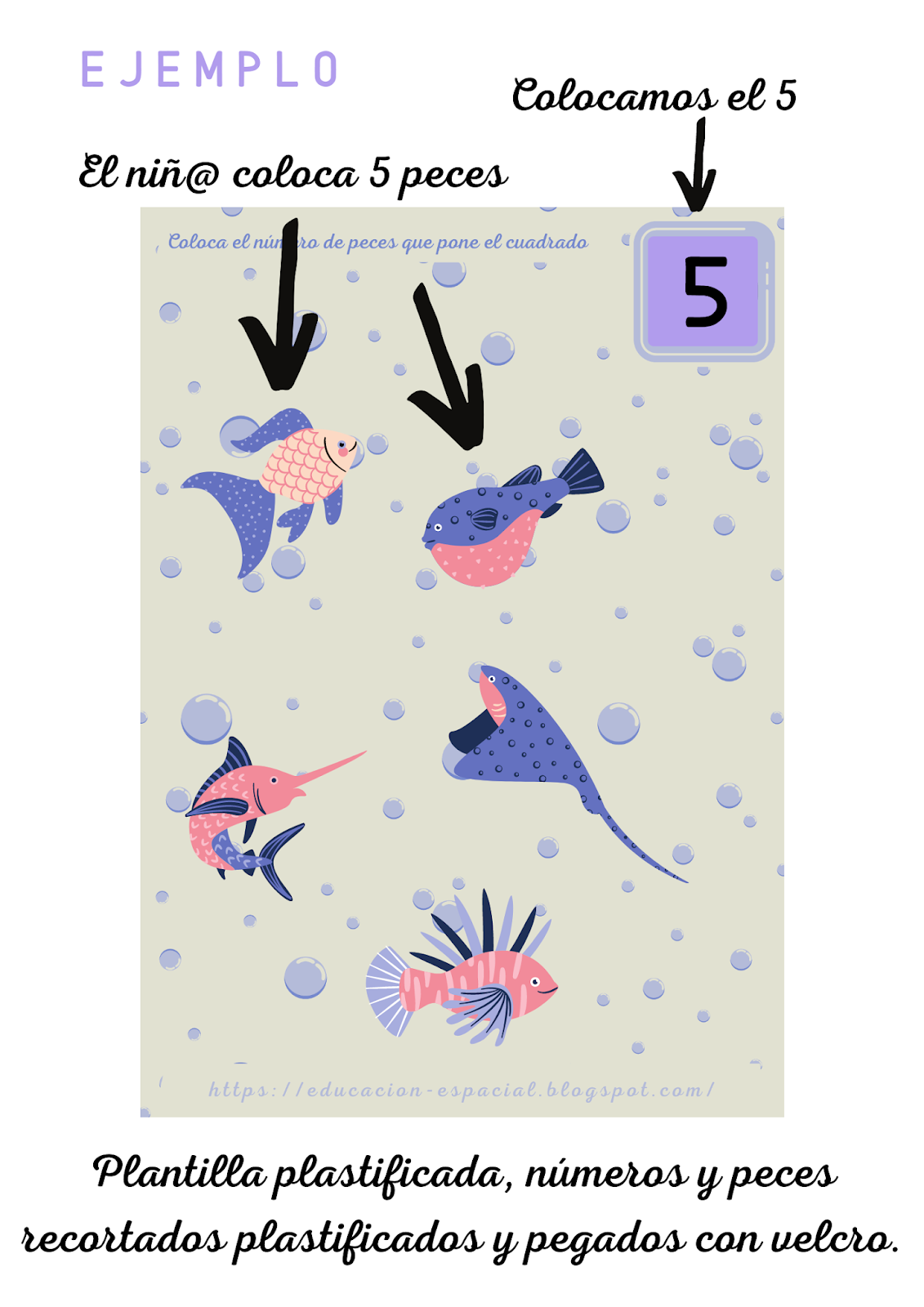 Contamos del 1 al 10 con los peces