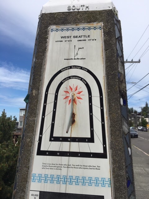 Seattle Astronomy: Sundial: Weather Watch Park