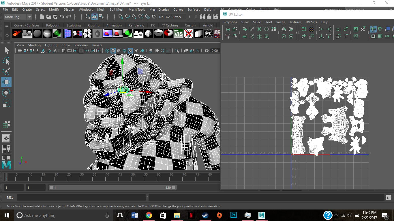 3d Modelling : UV Finish