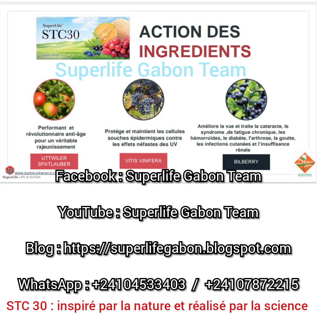 Action de chaque composant du STC 30