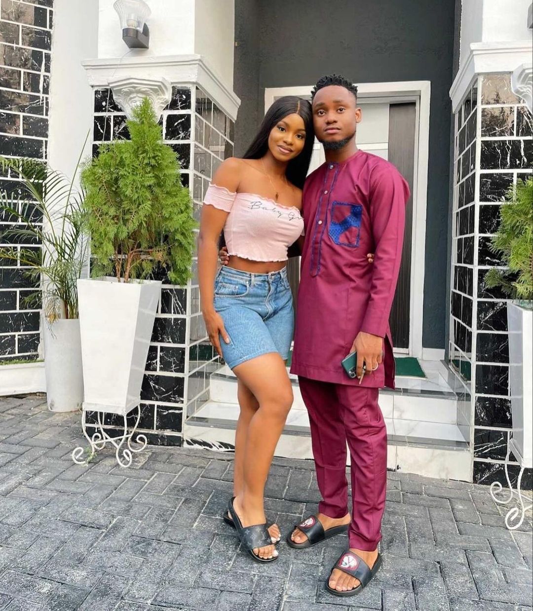 Photo of Festus Ojo and Priscilla Ajoke Ojo, his Kid sister