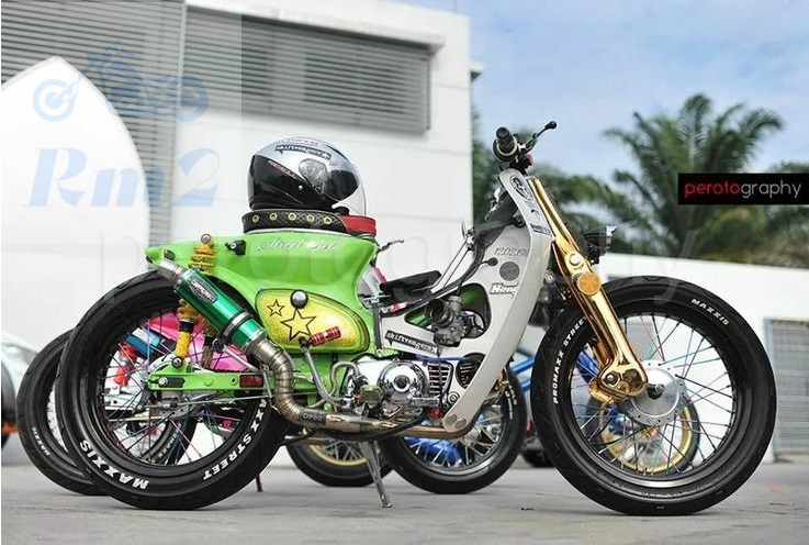 MODIFIKASI MOTOR STREET CUB