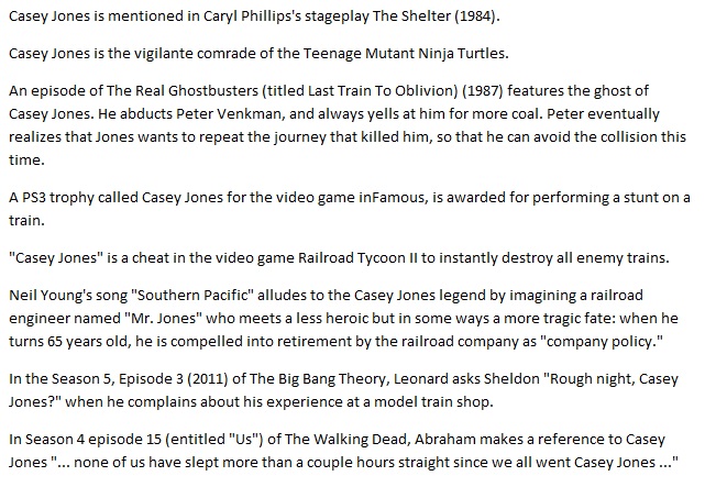 The Story of Casey Jones