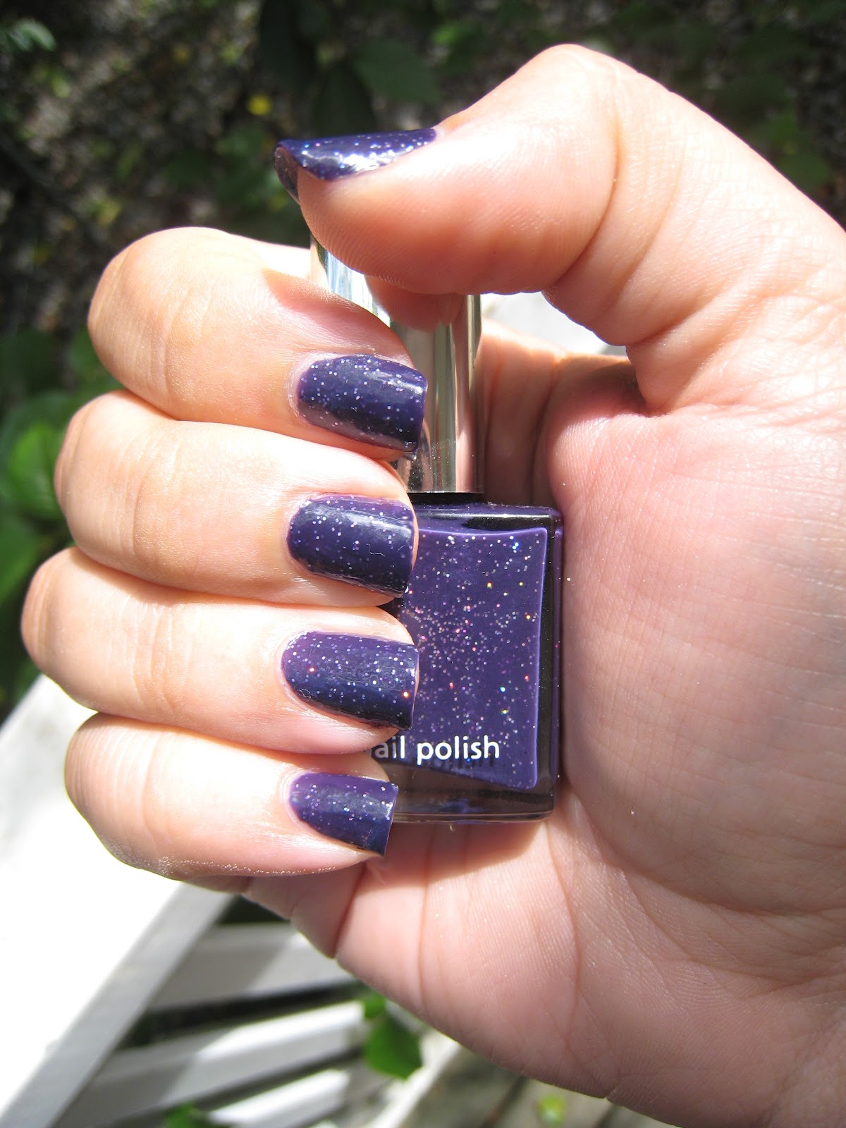 Purple Polish: Tiger Glitter Polishes