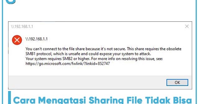 Cara Mengatasi Sharing File Tidak Bisa Dibuka Windows 10 - Gare-Tech