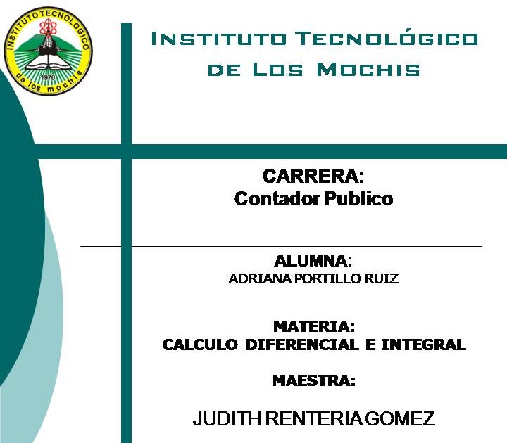 HOJA DE PRESENTACION DEL INSTITUTO TECNOLOGICO DE LOS MOCHIS HOJA DE PRESENTACION DEL INSTITUTO TECNOLOGICO DE LOS MOCHIS
