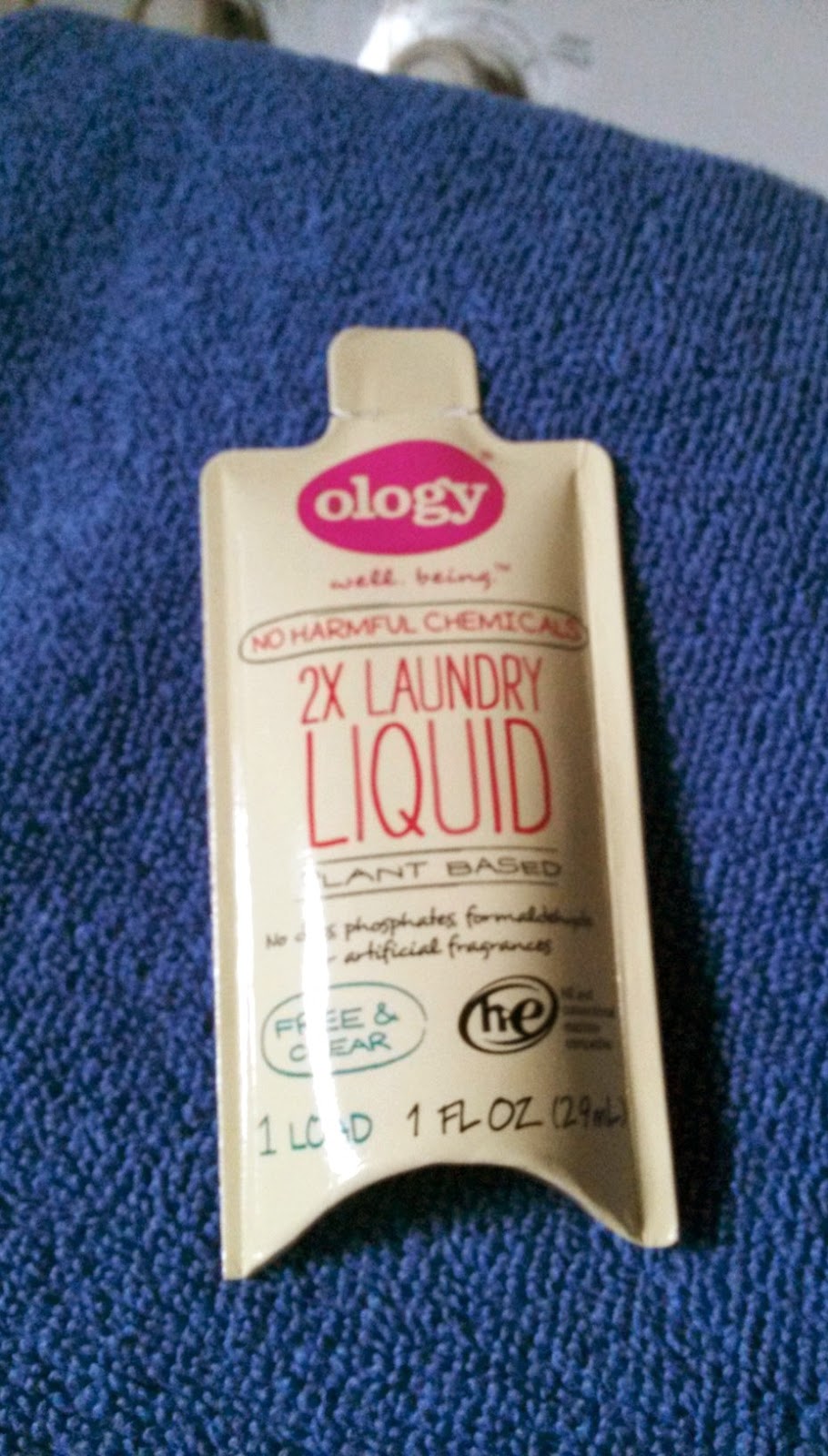 Smith and Blessings: Walgreens Ology Laundry Detergent