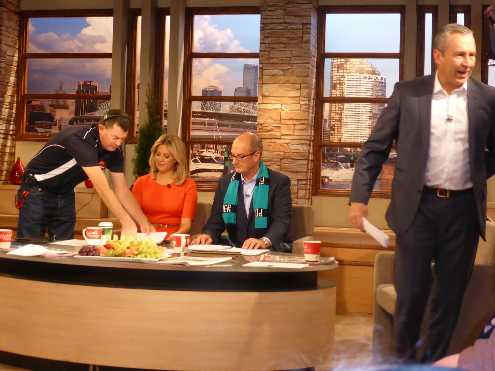 Natalie in Melbourne: Channel 7's Sunrise show