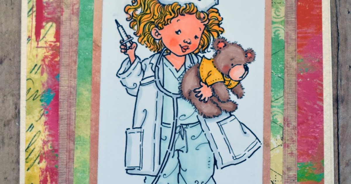 Janette Fuller: Handmade Nurse Get Well Card
