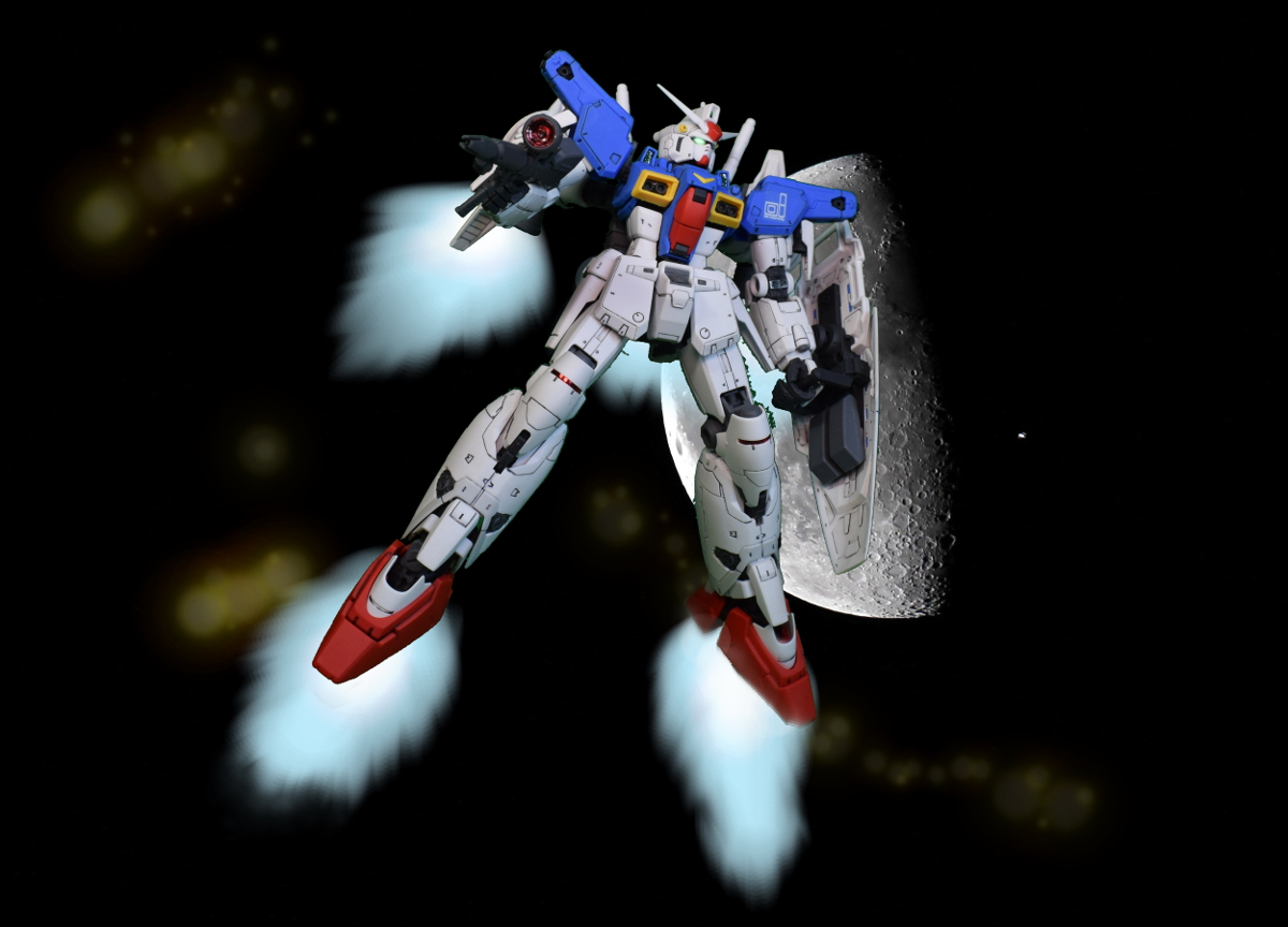 Elemental Cheese: Gunpla Review: 1/144 RG Gundam GP-01 fb
