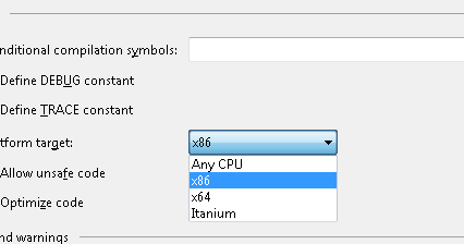 Muhammad Shujaat Siddiqi: Prefer 32-Bit with Any CPU Platform Target ...