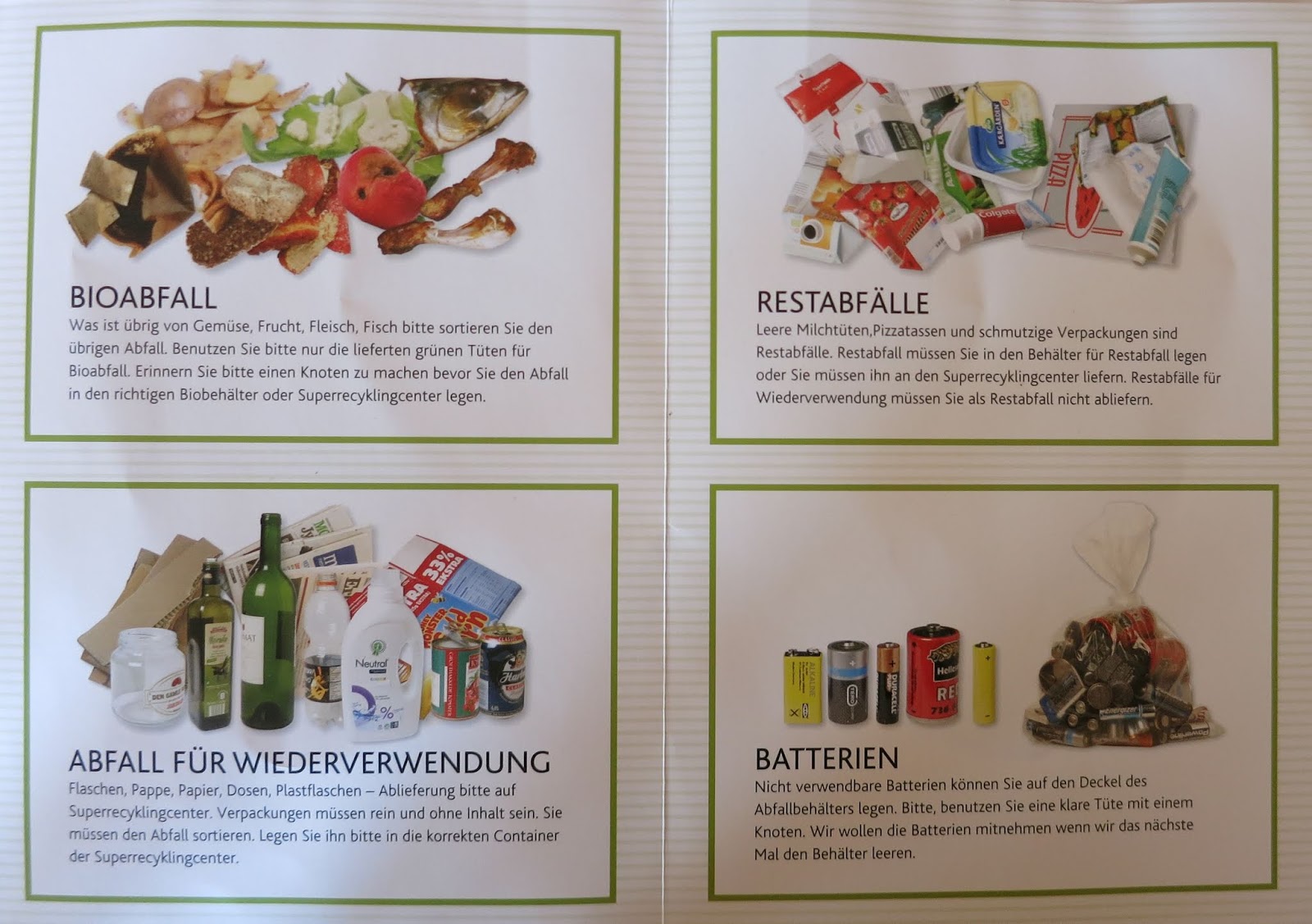 Fanø 2018: Das neue Abfallsystem