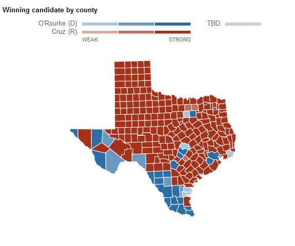 A trainwreck in Maxwell: Texas elected Ted Cruz again- barely