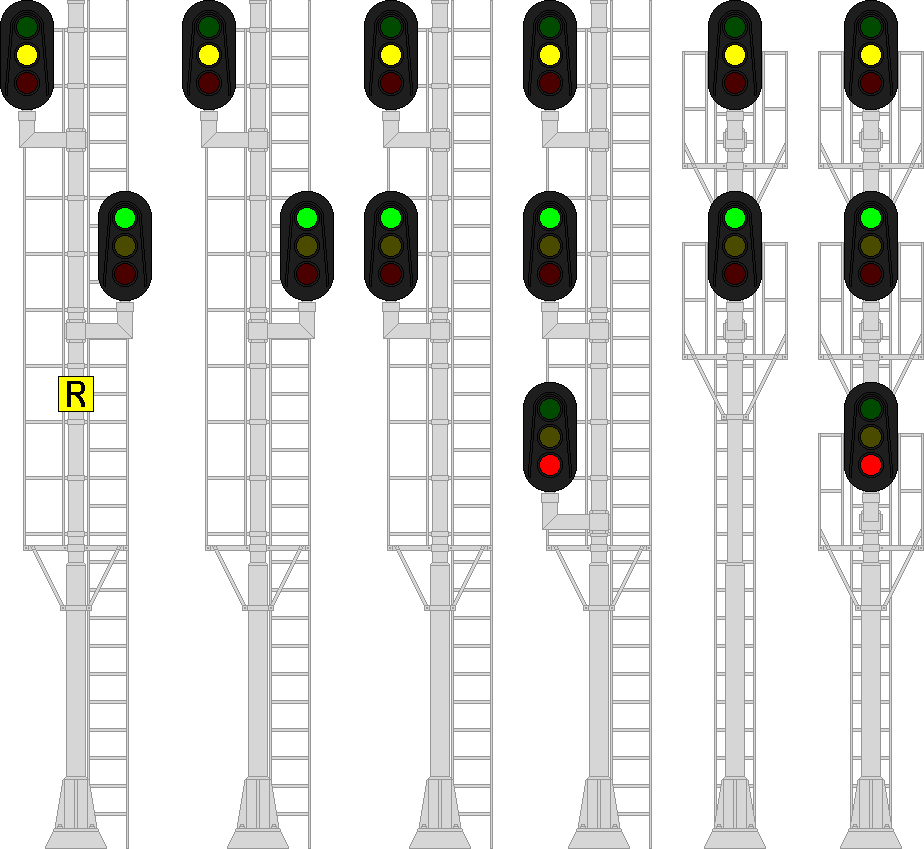 Track Signals: Yellow over Green signal call out