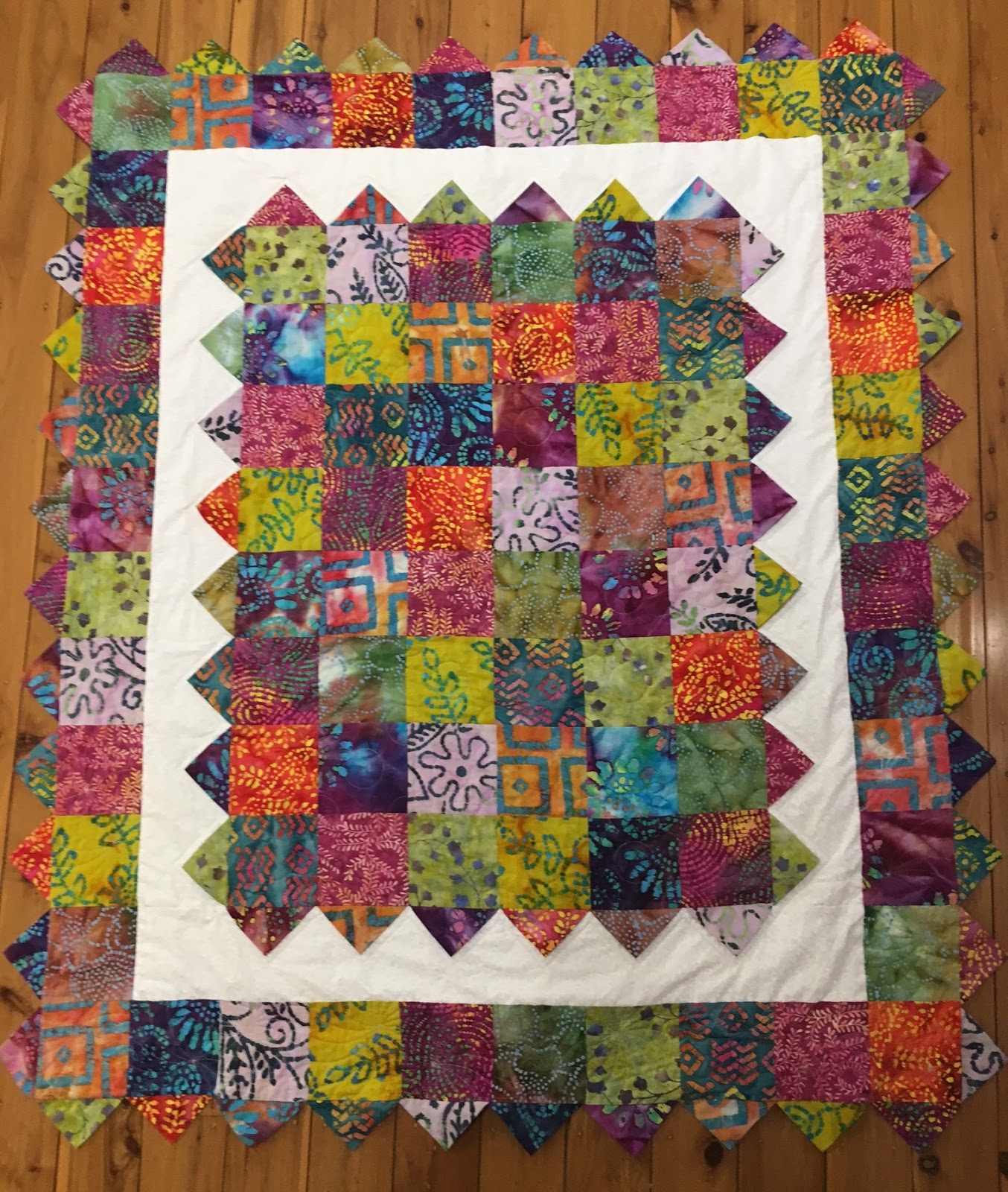 Bali Flags Quilt by Mandy