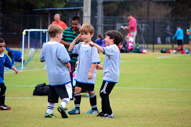 grass stains: Jake + soccer ... it must be fall