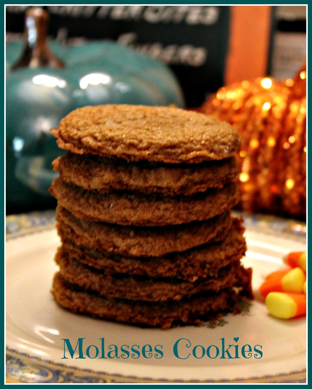 Sweet Tea and Cornbread: Old Fashioned Molasses Cookies!