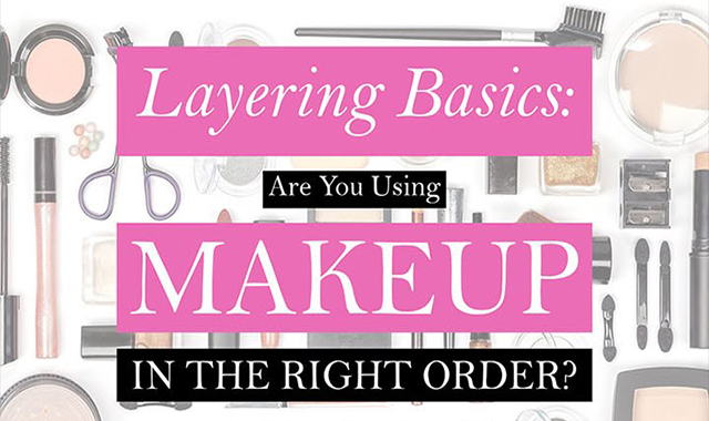 Layering Basics: Are You Using Makeup in the Right Order? #Infographic ...