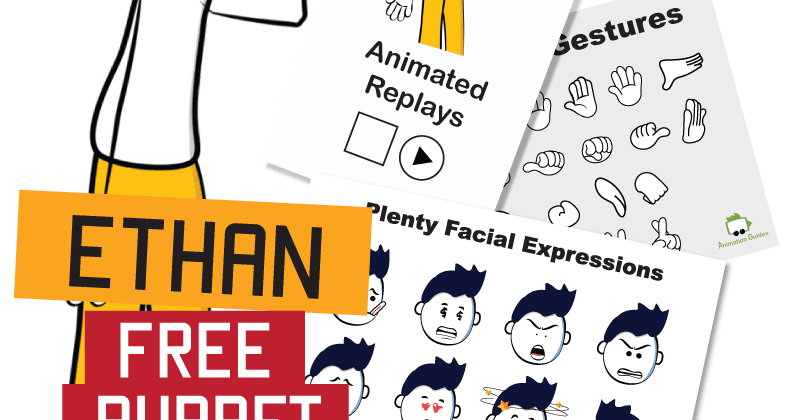 Animation Guides: Ethan Stick Figure Puppet for Adobe Character Animator