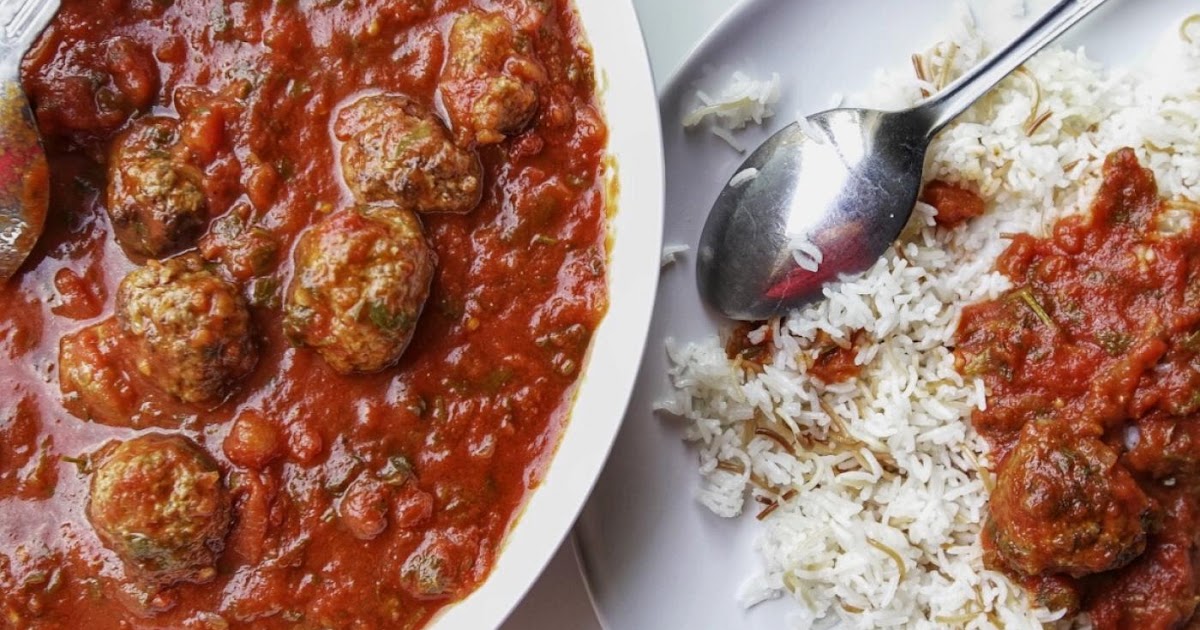 Meatballs and rice (Dawood basha) | LEBANESE RECIPES