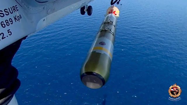 THAIDEFENSE-NEWS: ภาพการฝึกยิง..Harpoon Block 1C และการฝึกทิ้งตอร์ปิโด ...
