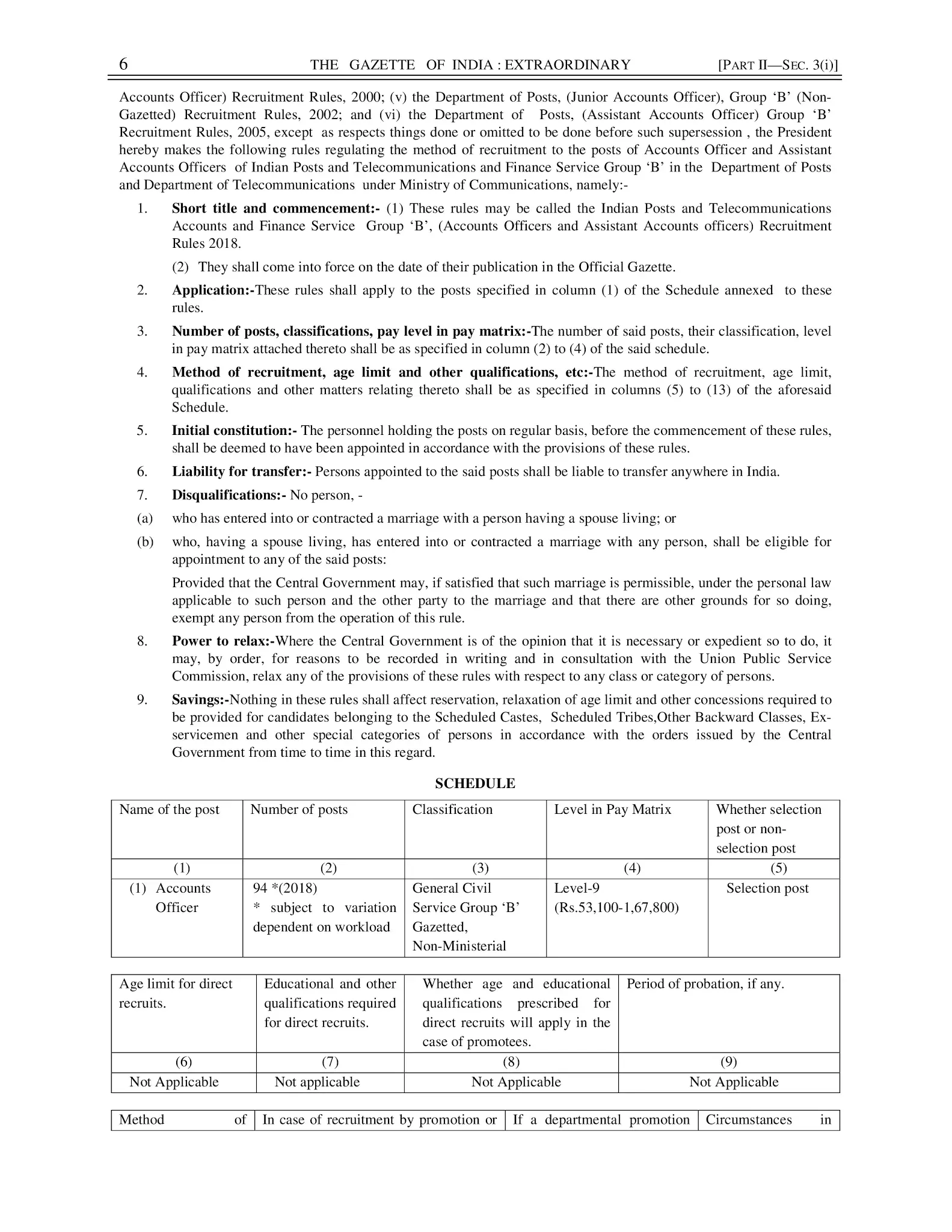 Recruitment Rules 2018 Of Indian P T Accounts And Finance Service Group recruitment-rules-2018-of-indian-p-t-accounts-and-finance-service-group