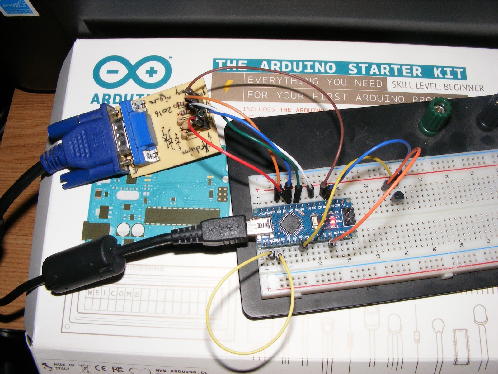 Arduino tehNiq: Arduino on VGA display
