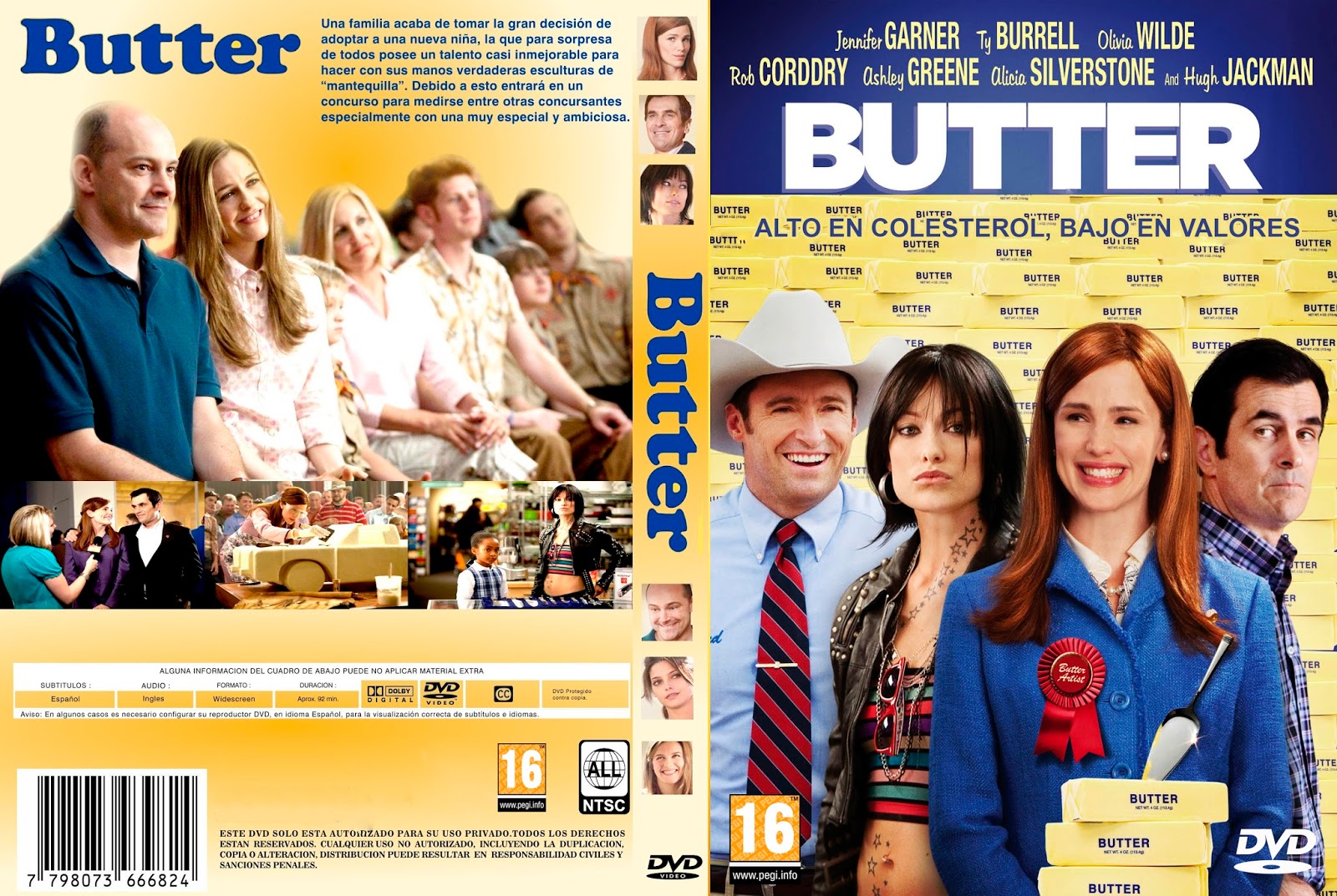 PB | DVD Cover / Caratula FREE: BUTTER - DVD COVER 2011