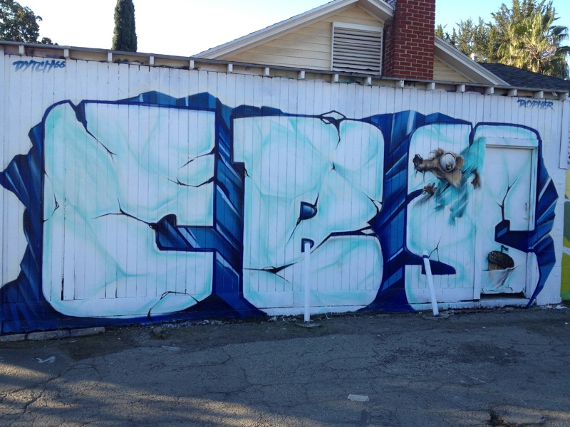 MELROSEandFAIRFAX: Ice Age Graffiti