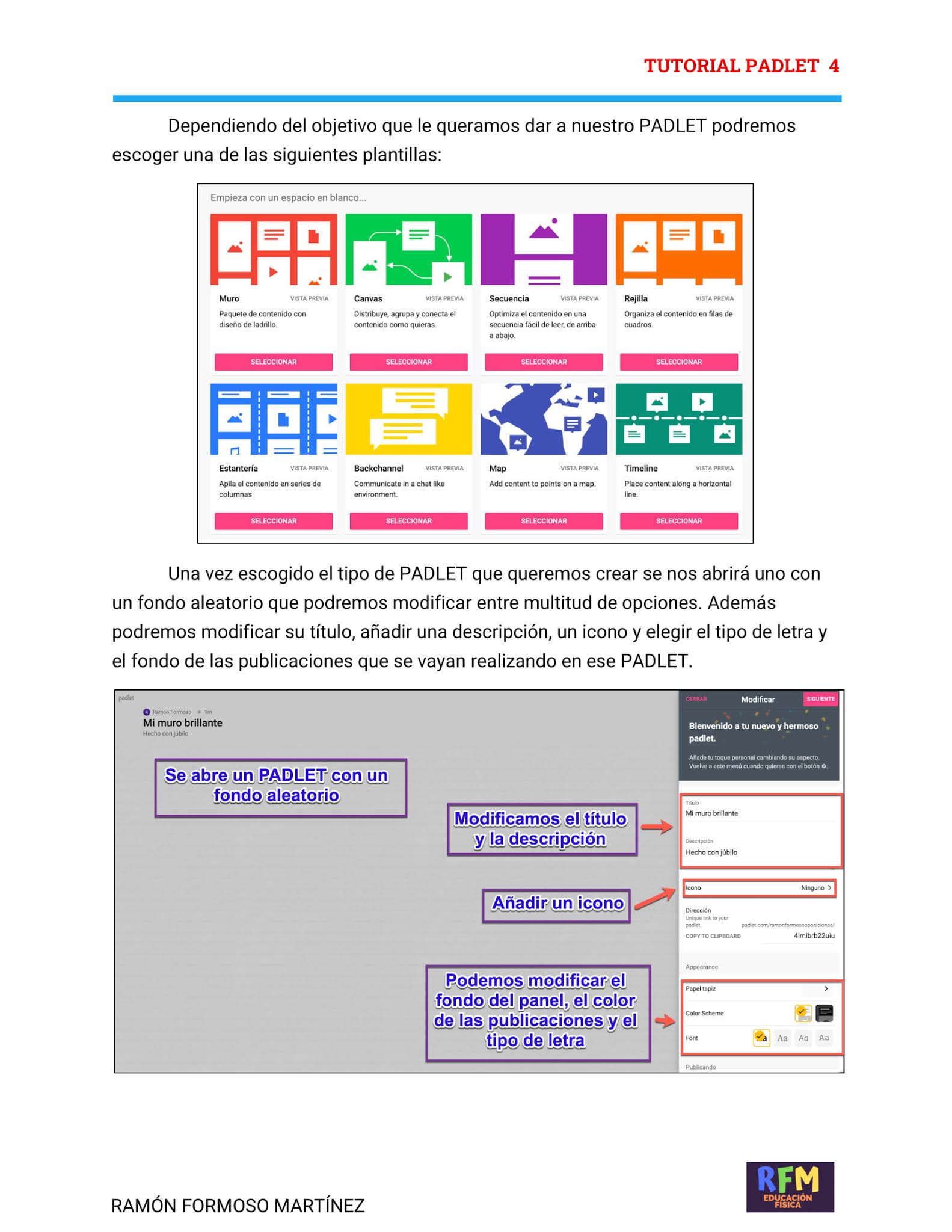 Educación y Tecnología: TUTORIAL DE LA PLATAFORMA DE PADLET