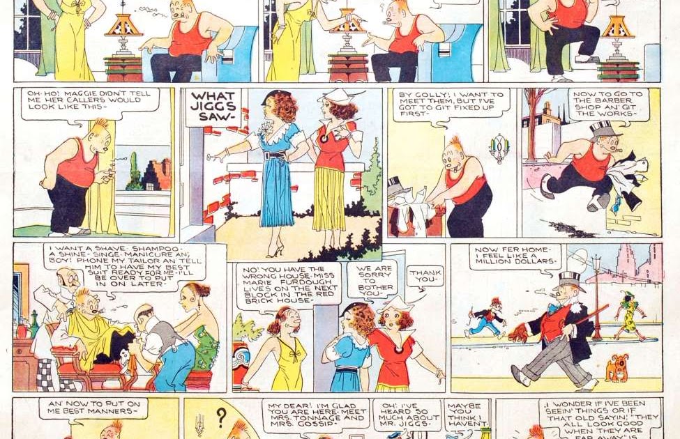 Coffee Break Funnies/Stories: Jiggs and Maggie Comic