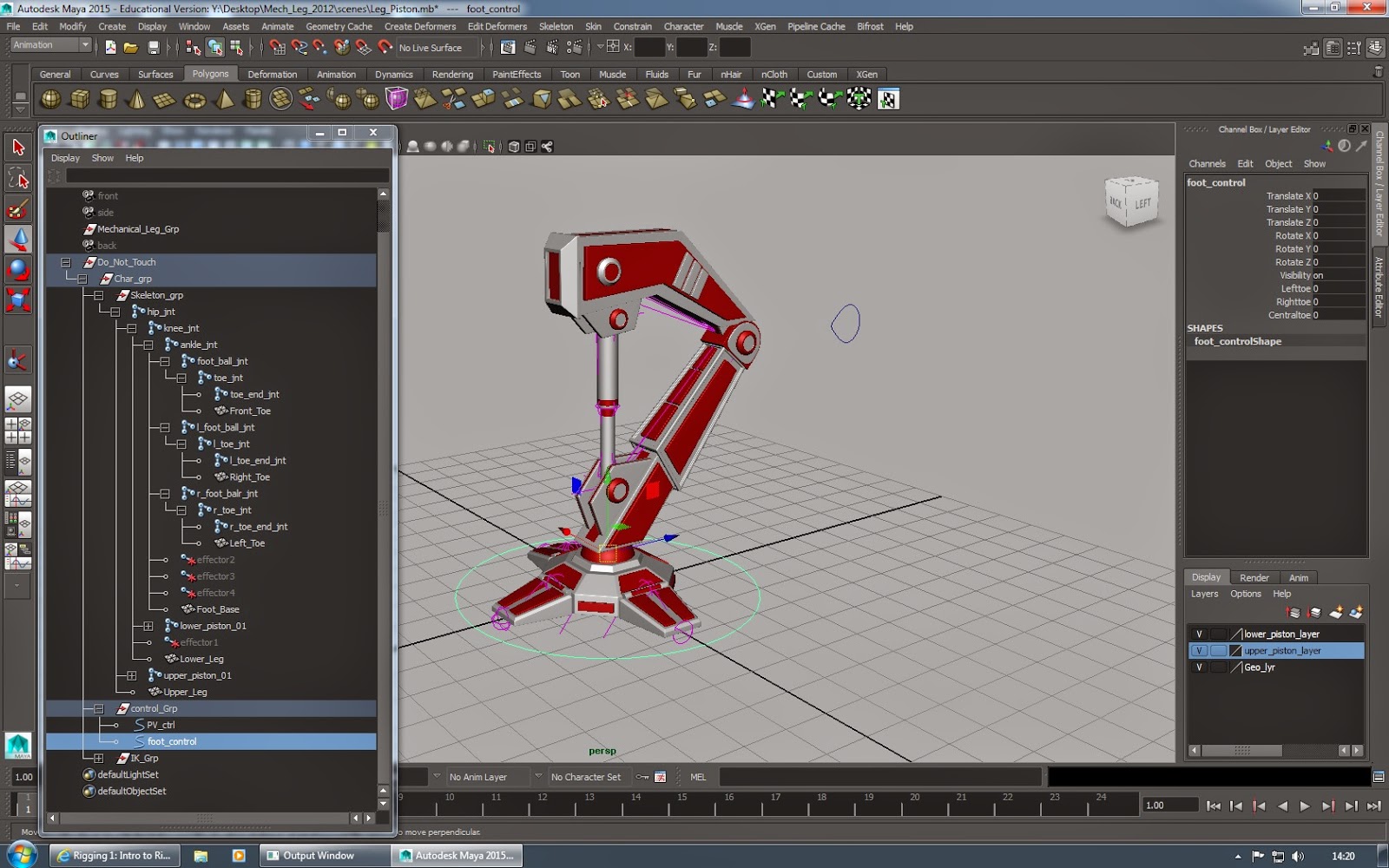 Vlad Yankov BA (HONS) Computer Animation Arts UCA Rochester: Rigging ...