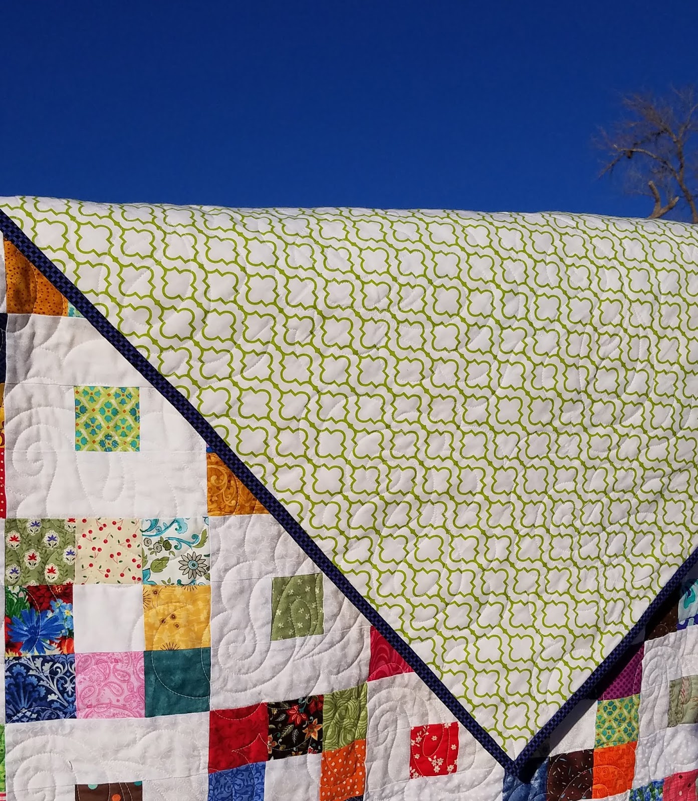 Lovin' Life At The End Of The Dirt Road: Color Box Quilt