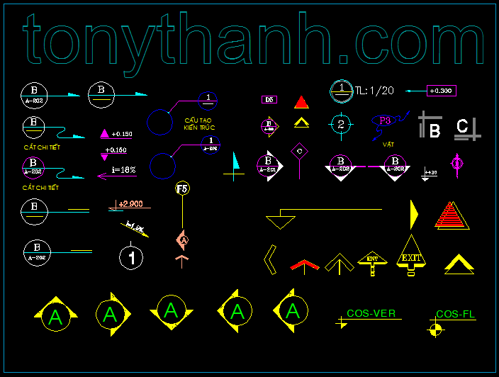 Simbol gambar arsitektur dapat diunduh gratis